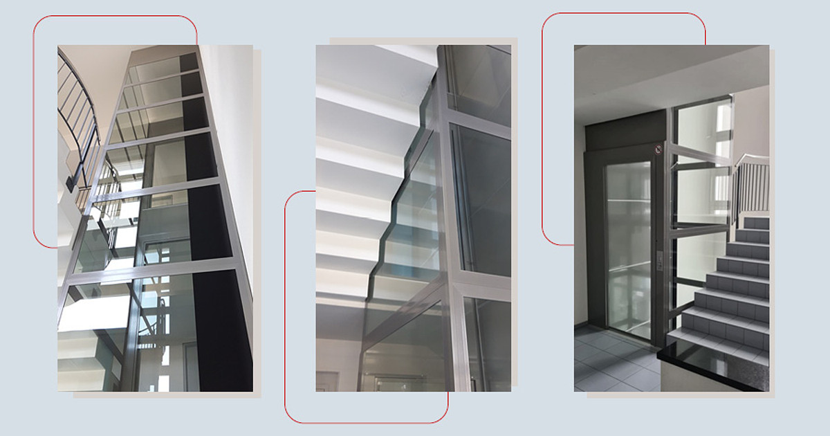 Homelift installation in Lucerne | multi-family house | Garaventa Lift ...