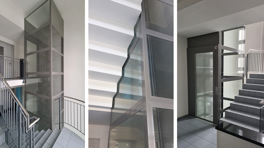 Homelift installation in Lucerne | multi-family house | Garaventa Lift ...